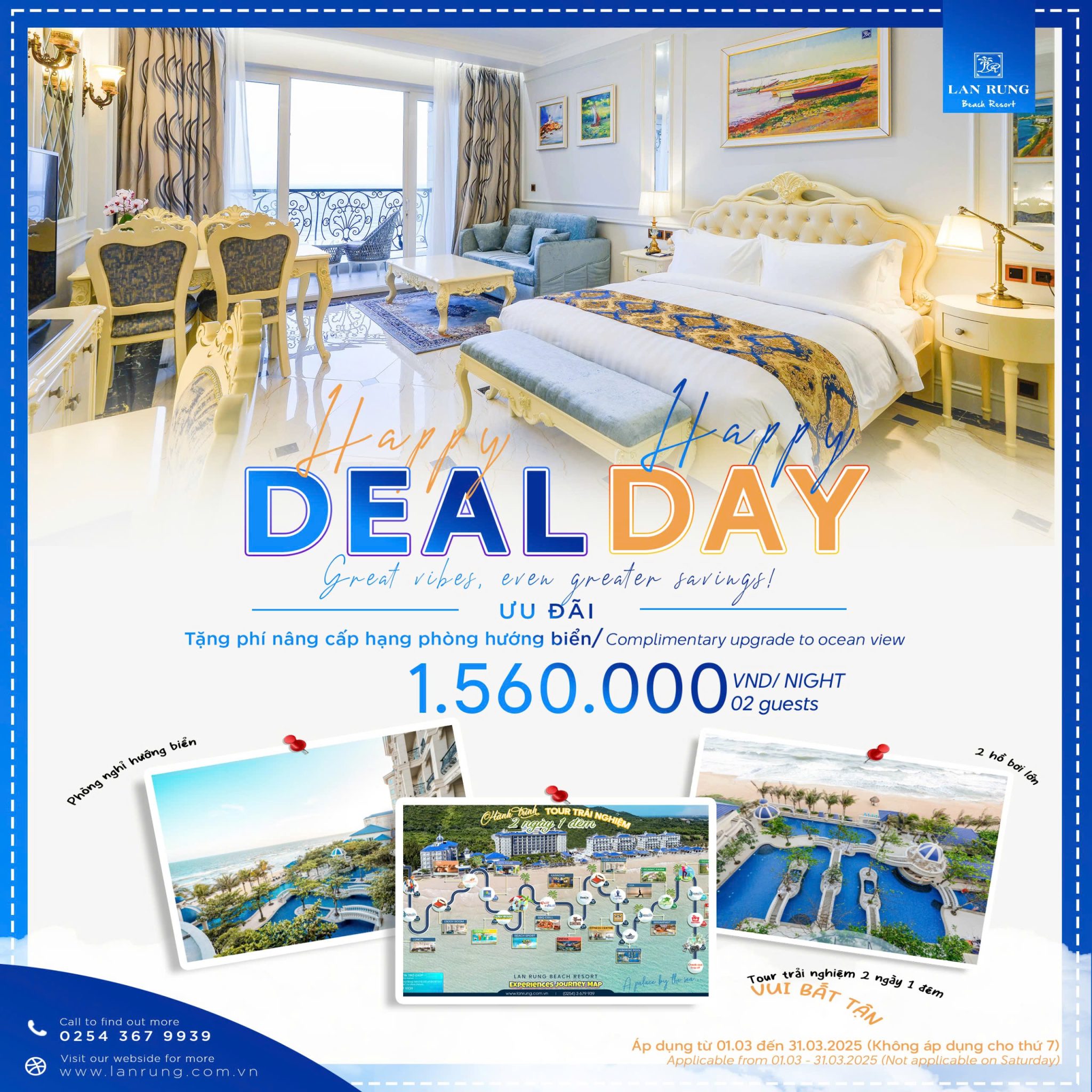 HAPPY DEAL – HÀNH TRÌNH NGHỈ DƯỠNG & TRẢI NGHIỆM ĐỘC ĐÁO - Lan Rung ...